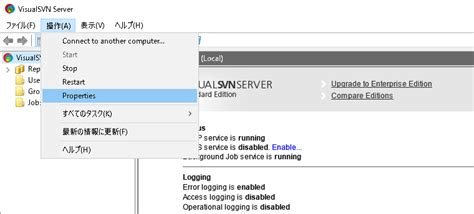 Subversionvisualsvn Serverリポジトリ作成windows