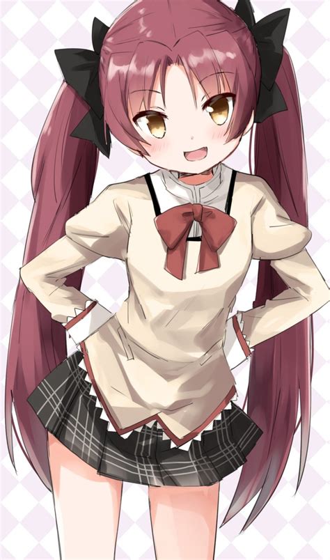 Sakura Kyouko Mahou Shoujo Madoka Magica Drawn By Tsubaki Tatajd Danbooru