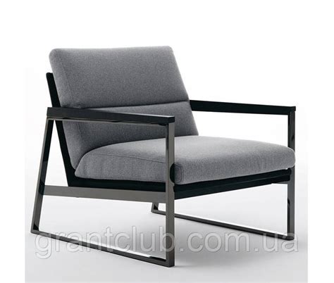 Современное кресло на металлическом черном каркасе DAYTONA фабрика ...