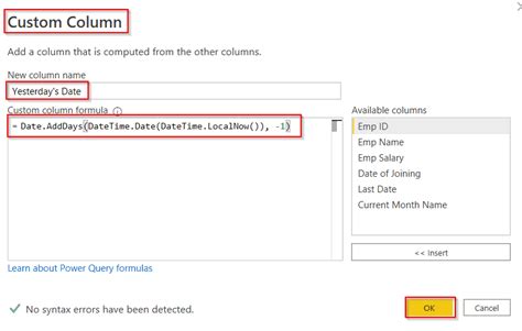Power Query Add Column Date 15 Examples