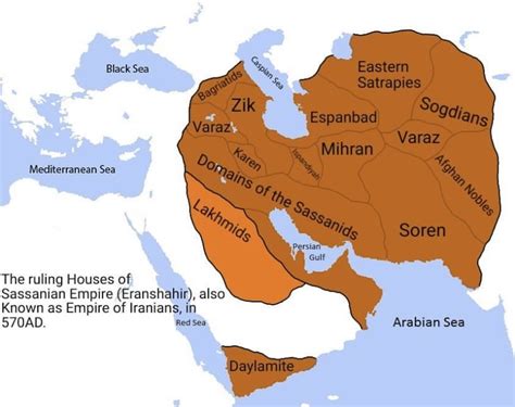Sassanid Empire Map