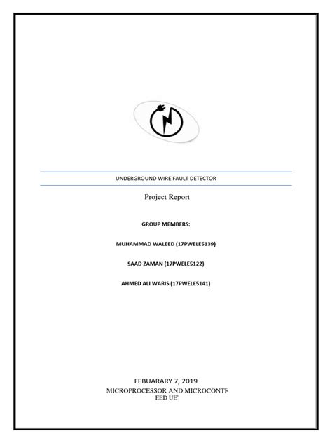 Underground Wire Fault Detector Project Pdf Voltage Electrical