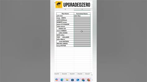 Remove Extra Spaces And Format Text In Excel Trim Proper Function