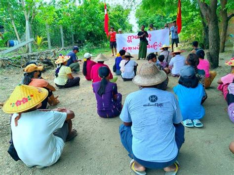 ရွာပေါင်းစုံ သပိတ်စစ်ကြောင်းက စစ်အာဏာရှင် ဆန့်ကျင်ရေး ချီတက် ဆန္ဒပြ Khit Thit Media