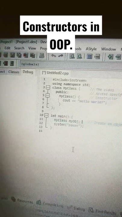 Constructor In Oop In C 💻 Youtube