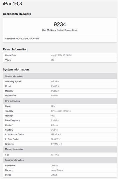 Apple M Makes Geekbench Debut Alongside New IPad Pro NotebookCheck Net News