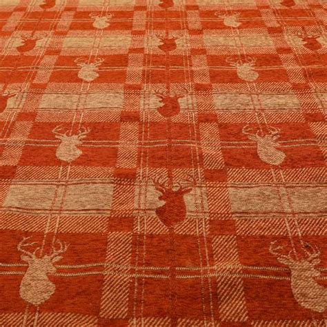 Highland Collection Luxury Soft Like Cotton Feel Stag Deer Head Design