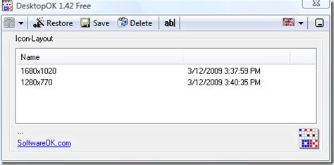 Save And Restore The Position Of Desktop Icons In Windows