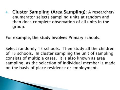 sampling and its types