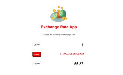 Complete Exchange Rate In Vanilla JS With Source Code SourceCodester