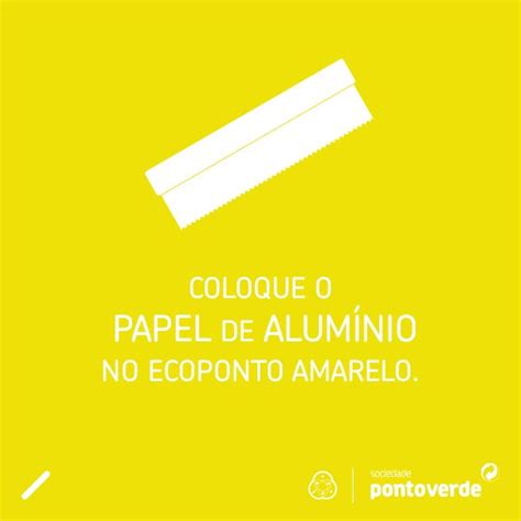 Reciclagem De Papel De Alumínio No Ecoponto Amarelo