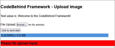 Training On Using Webforms Core Technology To Upload Images