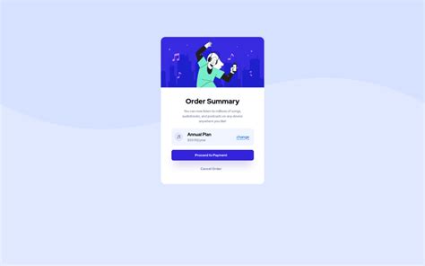 Frontend Mentor Order Summary Card Using Html And Css Coding Challenge