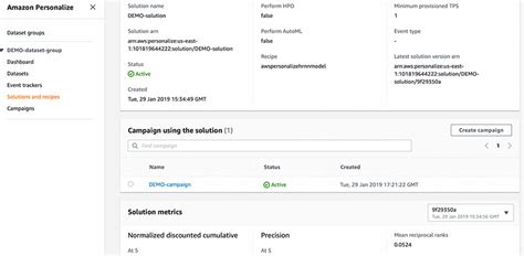 creating a recommendation engine using amazon personalize artificial