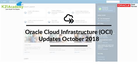 Blog Oracle Cloud Infrastructure Oci Updates October 2018