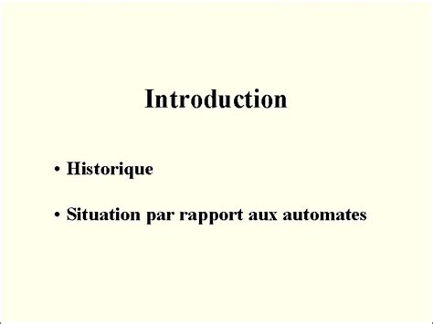 Plan Introduction Dfinition Et Description Un Exemple Simple