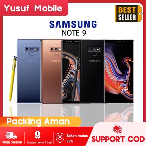 Jual SAMSUNG GALAXY NOTE 9 RAM 6GB 128GB SEKEN ORIGINAL LENGKAP FULLSET Shopee Indonesia