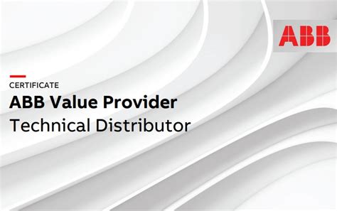 Rtc Recibe La Certificación Abb Value Provider • Rtc Automatización