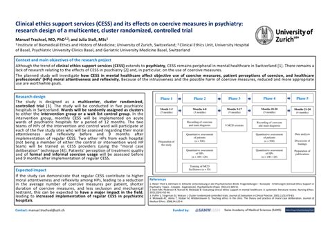 Pdf Clinical Ethics Support Services Cess And Its Effects On Coercive Measures In Psychiatry