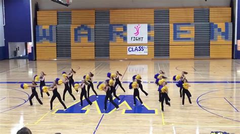 Wths Varsity Devilettes Pom Routine 2016 Youtube