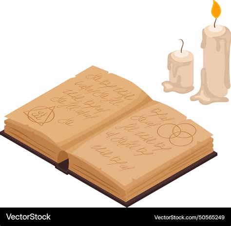 Magic Book Royalty Free Vector Image Vectorstock