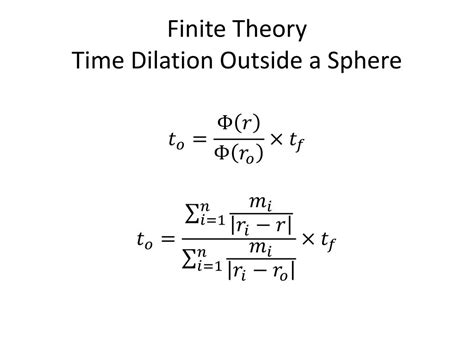 Ppt Finite Theory Of The Universe Dark Matter Disproof And Faster