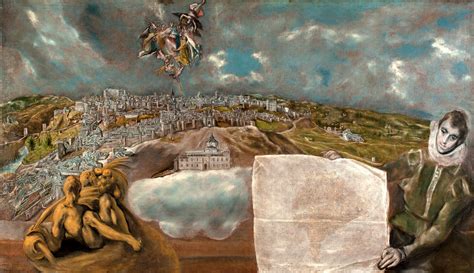 View And Plan Of Toledo By El Greco Obelisk Art History