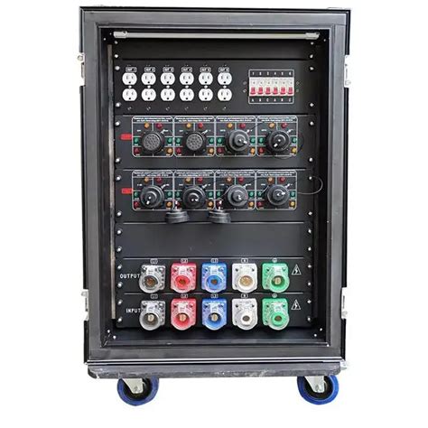 8pcs 220v Socapex 6pcs 110v Edsion Ouput Power Distribution