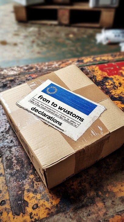 Free Customs Declaration Box Photo Box Customs Declaration