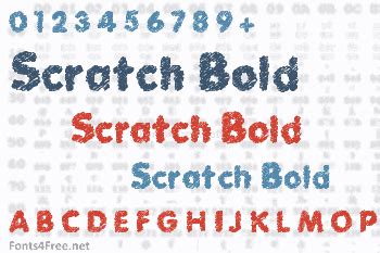 Scratch Bold Font Download Fonts4Free