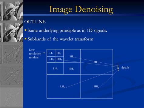 Ppt Image Denoising Using Wavelets Powerpoint Presentation Free