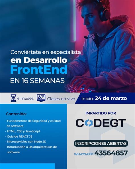 Desarrolloweb Frontend Reactjs Nodejs Programación
