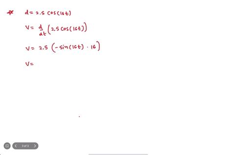 Solved An Object Oscillating Vertically On The End Of A Spring Such