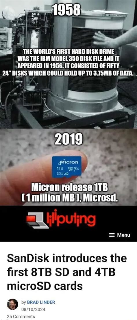 1958 The Worlds First Hard Disk Drive Was The Ibm Model 350 Disk File And It Appeared In 1956