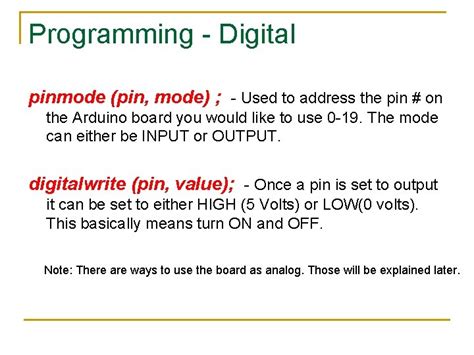 Working With Arduino Lesson 1 Getting Acquainted With