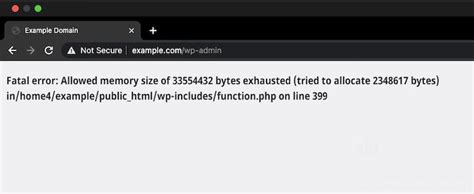 How To Fix The Allowed Memory Size Of Bytes Exhausted Error In