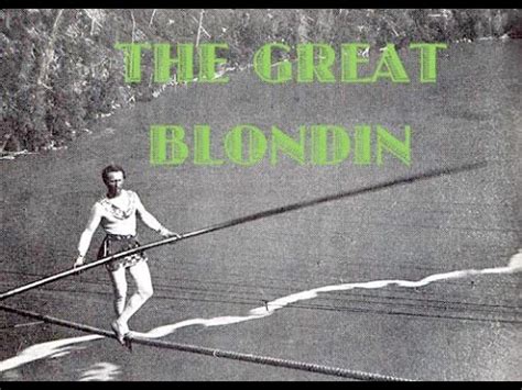 Niagara Falls Daredevils: The Great Blondin - YouTube