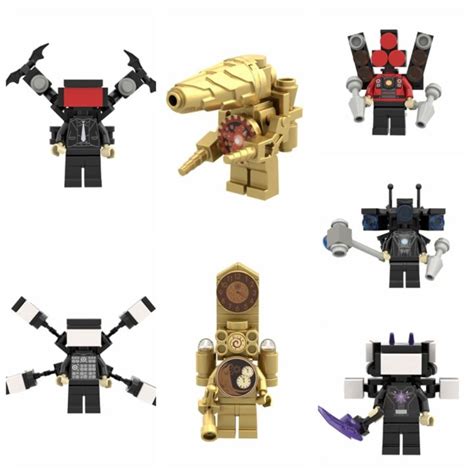 Ruper Skibidi Toilet Skibidi Toilet Bricks Dolls Titan Tv Man Speakerman Skibidi Toilet Mini