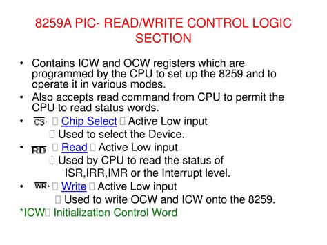 ppt 8259a programmable interrupt controller powerpoint presentation