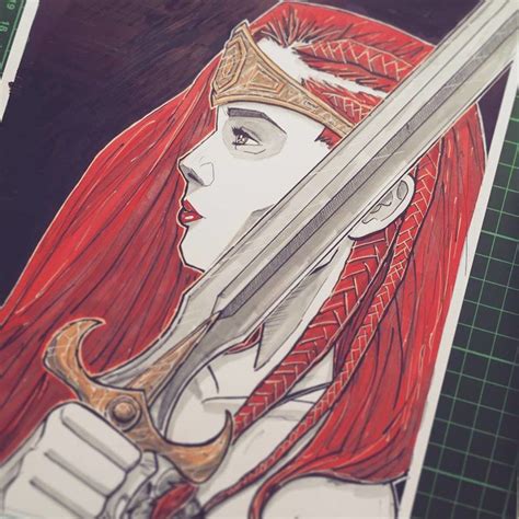 Red Sonja Markers By On
