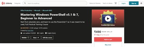 10 Best Powershell Course Training Online Pricing Usps Review