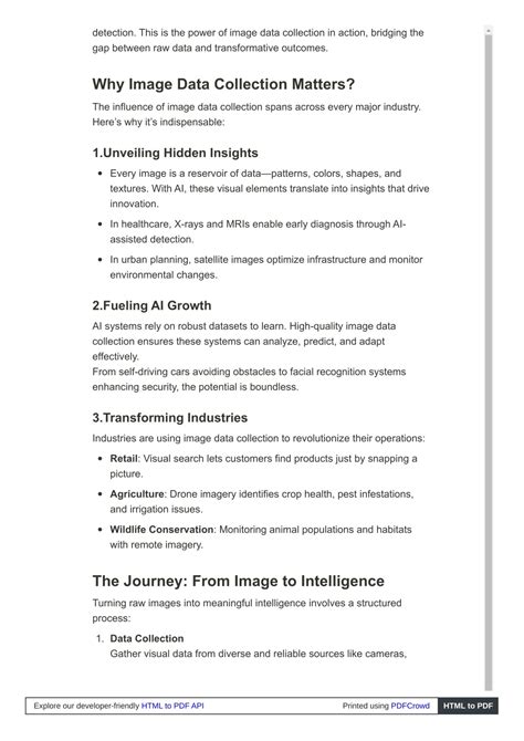 Ppt From Data To Intelligence Unleashing The Power Of Image Data