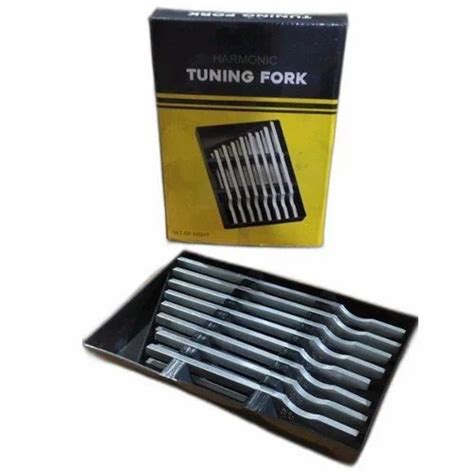 Stainless Steel Silver Harmonic Tuning Fork Set Packaging Type Box At Rs Set In Ambala