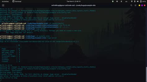 getting started with hugo static website generator linuxfordevices