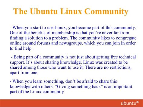 what is ubuntu presentation