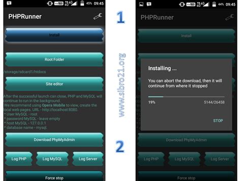cara membuat localhost di android phprunner indonesia codder