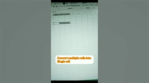 How To Convert Multiple Cells Into Single Cell In Excel 🤷‍♀️easy Trick Do Subscribe 🤩computer