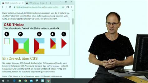 css tricks dreieck rein mit css erstellen ohne grafiken