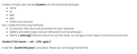 Solved Create A Simple Class Named Babe Using Java And Chegg Com