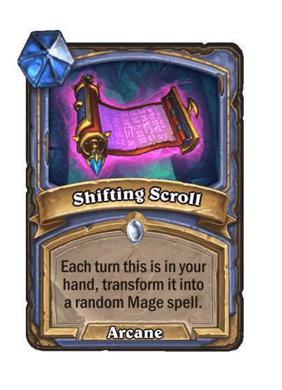 Shifting Scroll Hearthstone Card Library